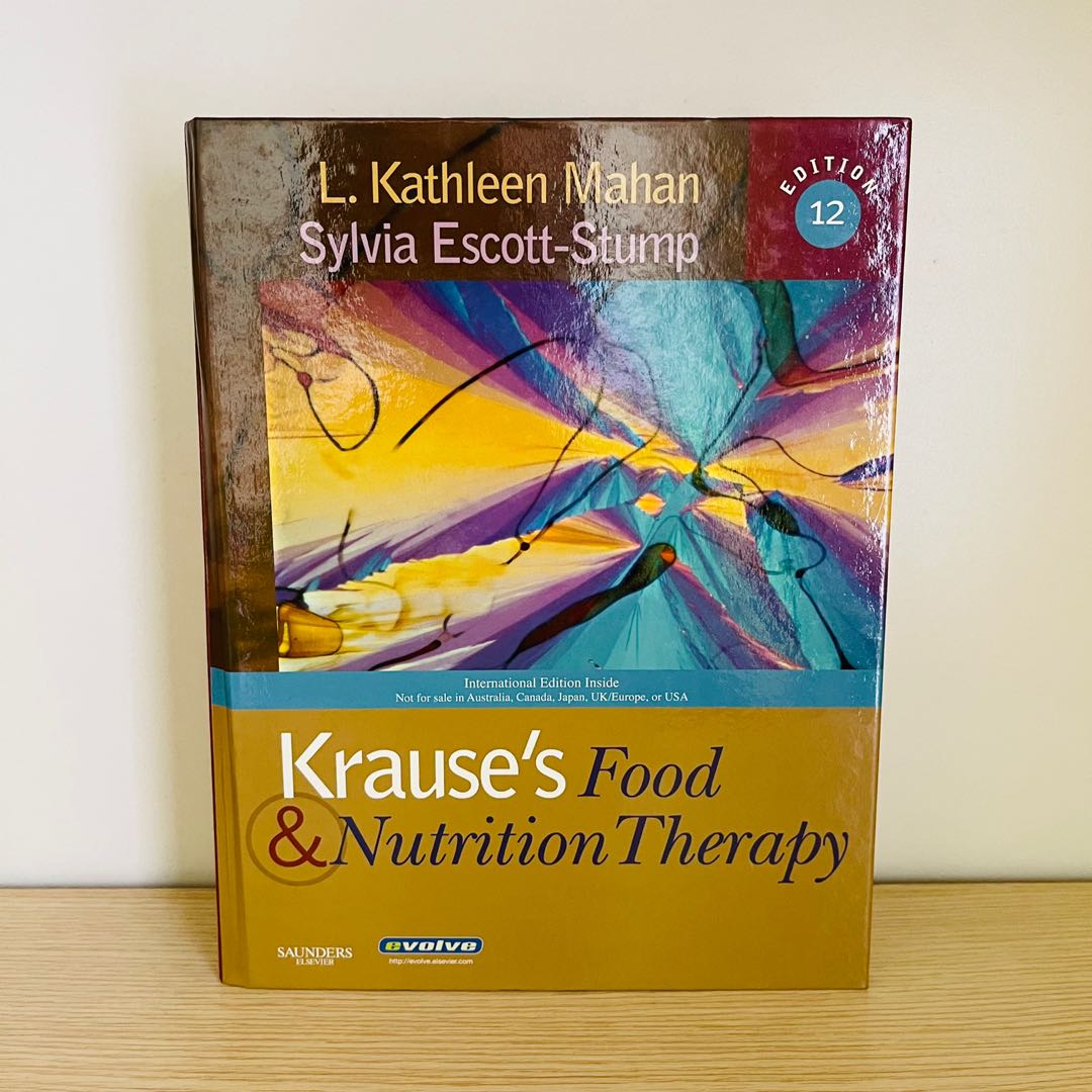 Krause’s Food and Nutrition Therapy L Kathleen Mahan, Hobbies & Toys ...
