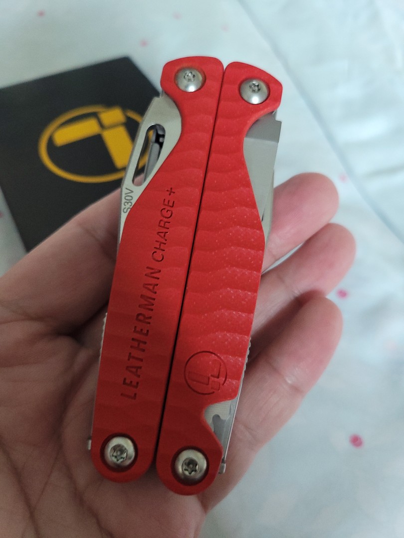 Leatherman Charge Plus G10 Red Edition, Everything Else on Carousell
