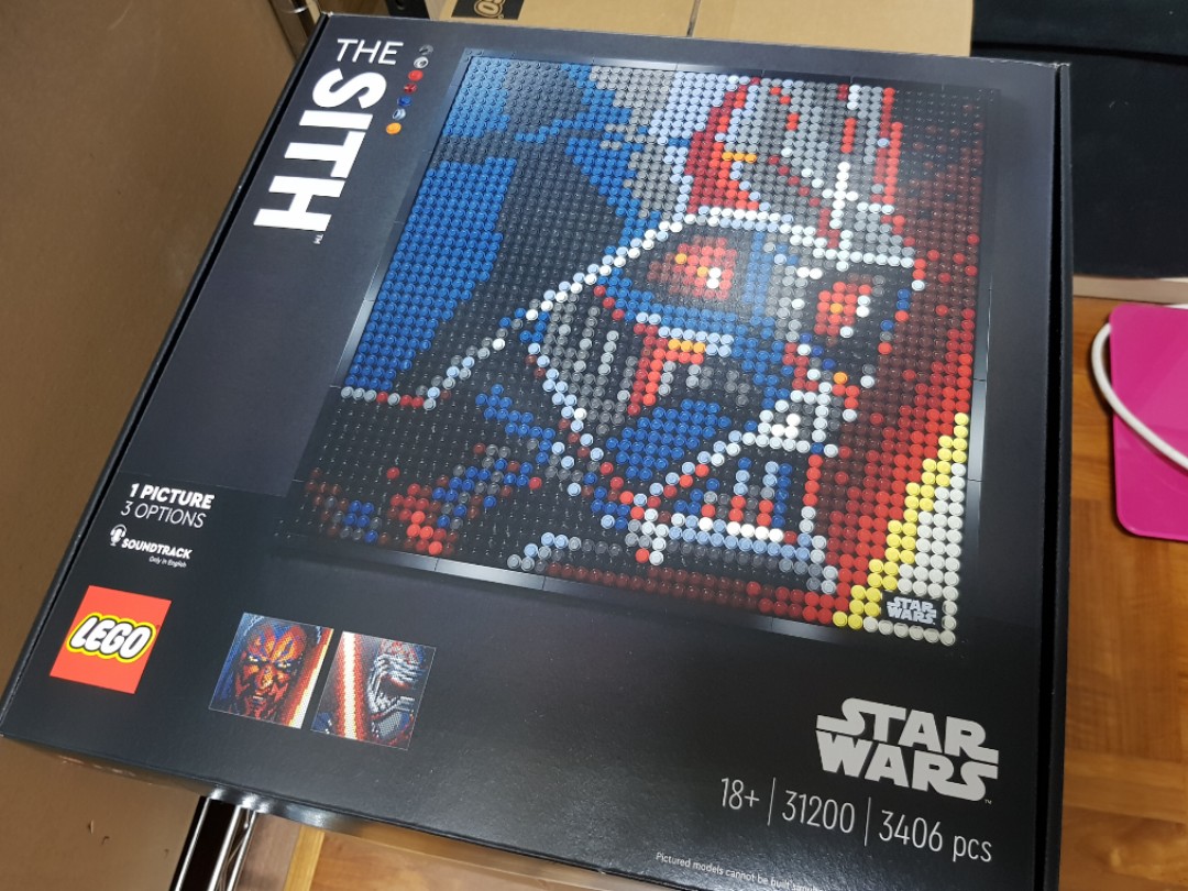 Lego 31200 the sith mosaic lego art, Hobbies & Toys, Toys & Games on ...