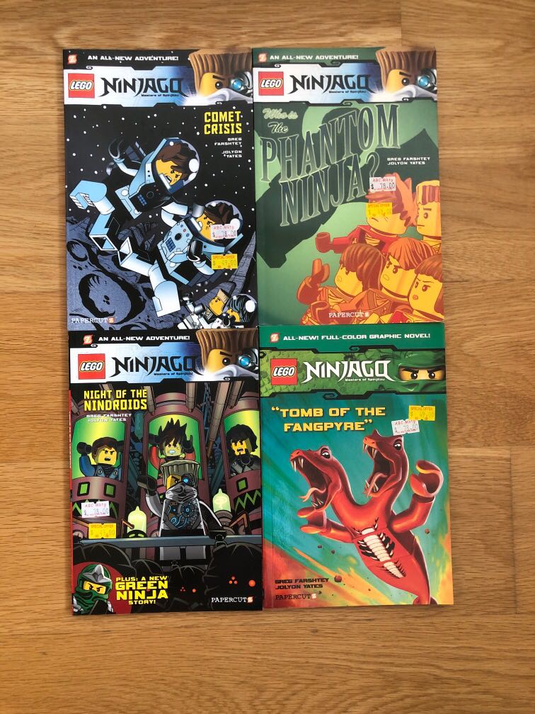 lego ninjago comics, 興趣及遊戲, 書本 & 文具, 漫畫 - Carousell