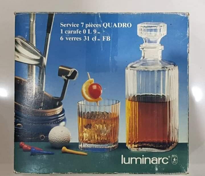 Luminarc Quadro Wine Decanter, Furniture & Home Living, Kitchenware ...