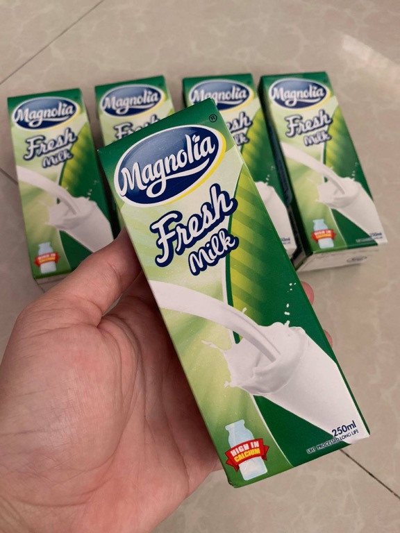 Magnolia Fresh Milk 250ml, Food & Drinks, Beverages on Carousell