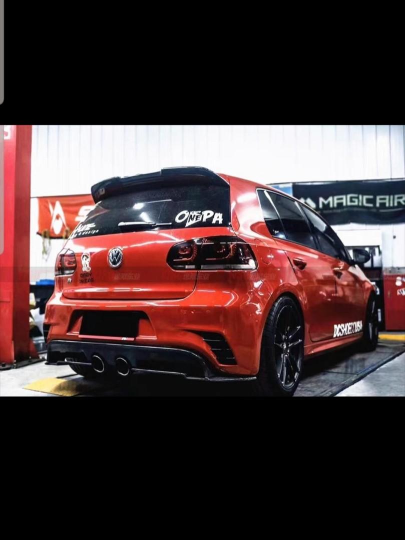 Mk6 Golf R Revozport rear bumper with diffuser, Car Accessories ...