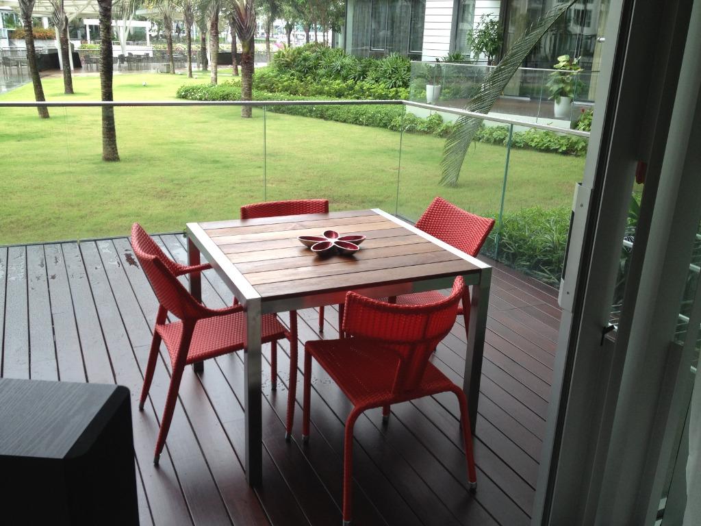 Modern Outdoor Table 1m x 1m for sale, Furniture & Home Living ...