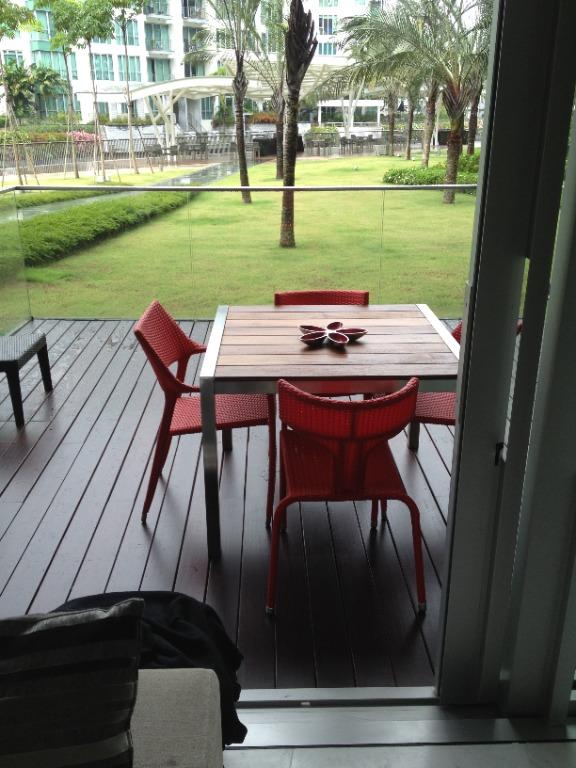 Modern Outdoor Table 1m x 1m for sale, Furniture & Home Living ...