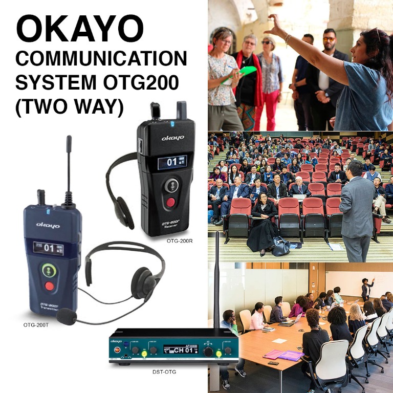 OKAYO OTG200 Two-way Tour Guide System, Audio, Other Audio Equipment on ...