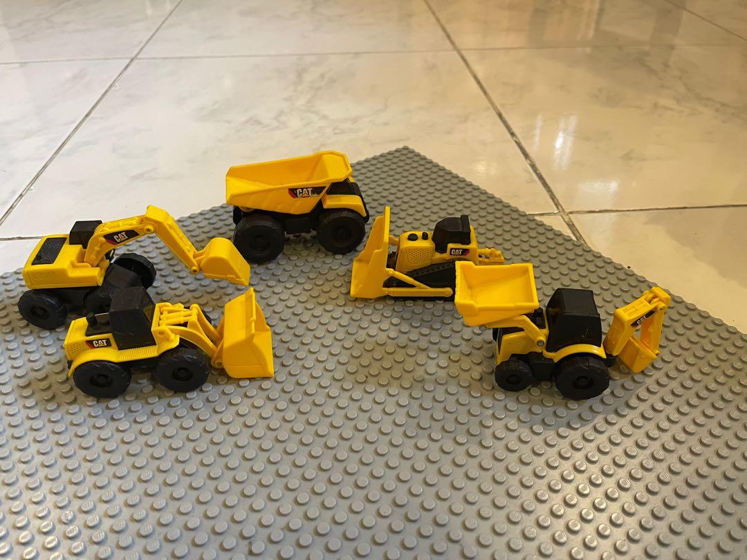 Original CAT Mini Machine Caterpillar Construction Toy Truck, Hobbies ...