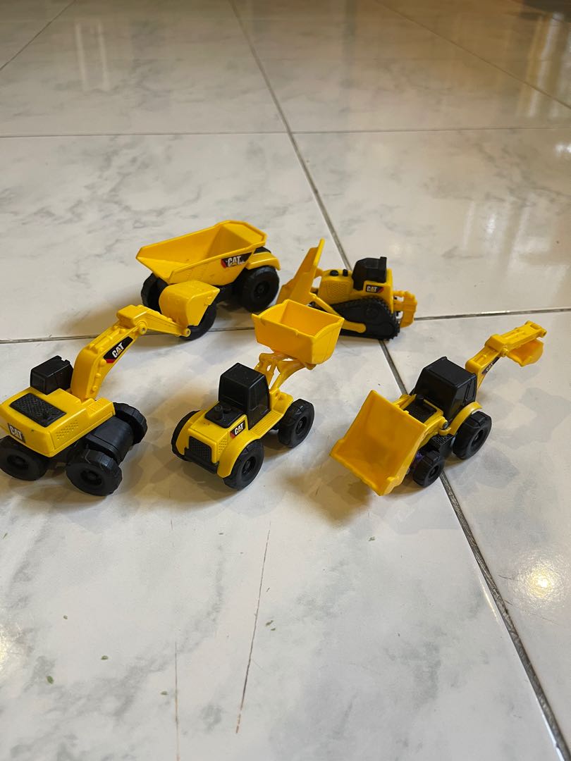 Original CAT Mini Machine Caterpillar Construction Toy Truck, Hobbies ...