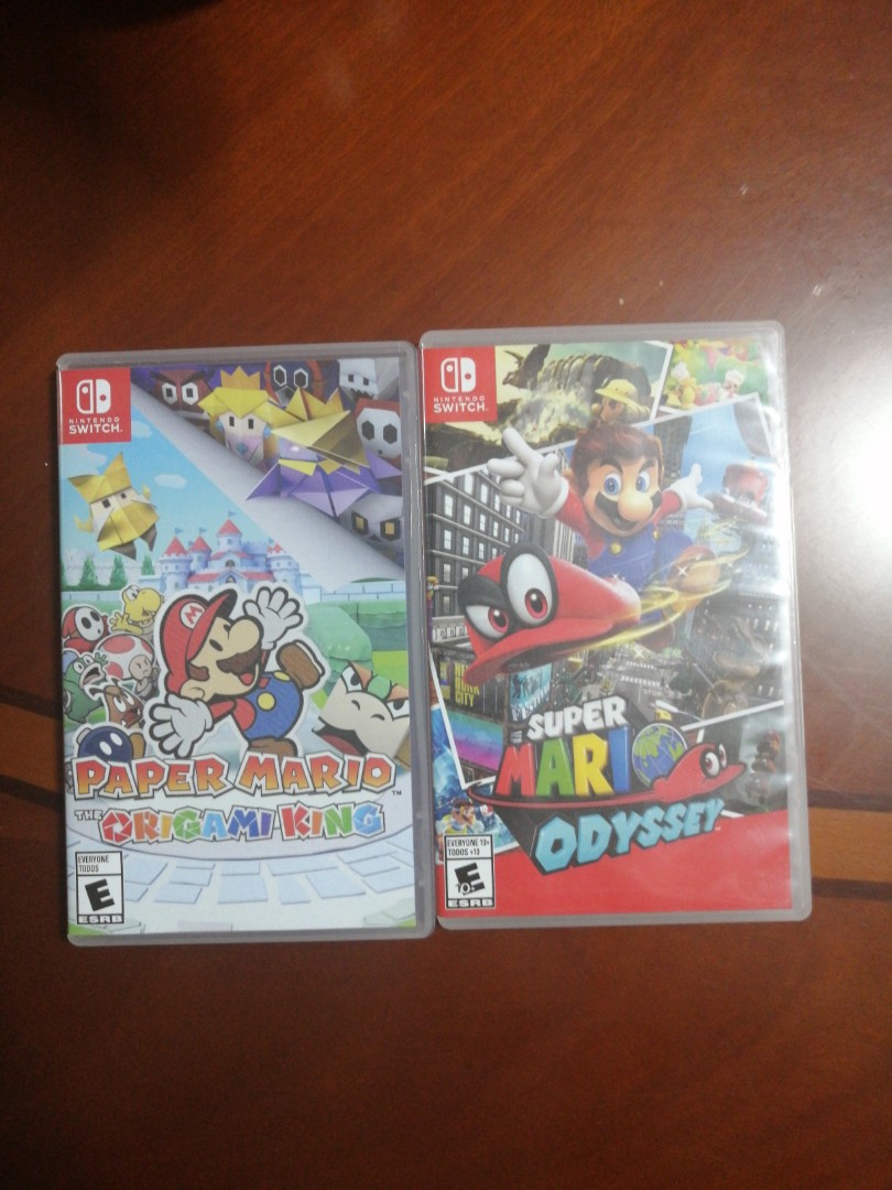Paper Mario & Mario Odyssey Nintendo Switch, Video Gaming, Video Games ...
