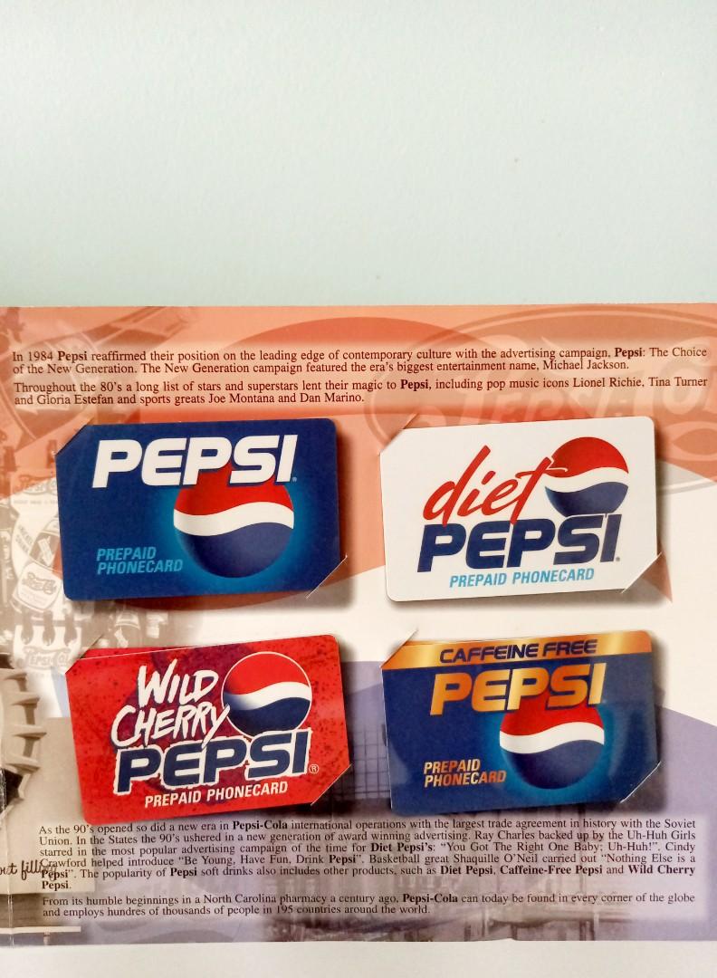 Pepsi Coke 100th Anniversary Story told in collectible phone cards ...