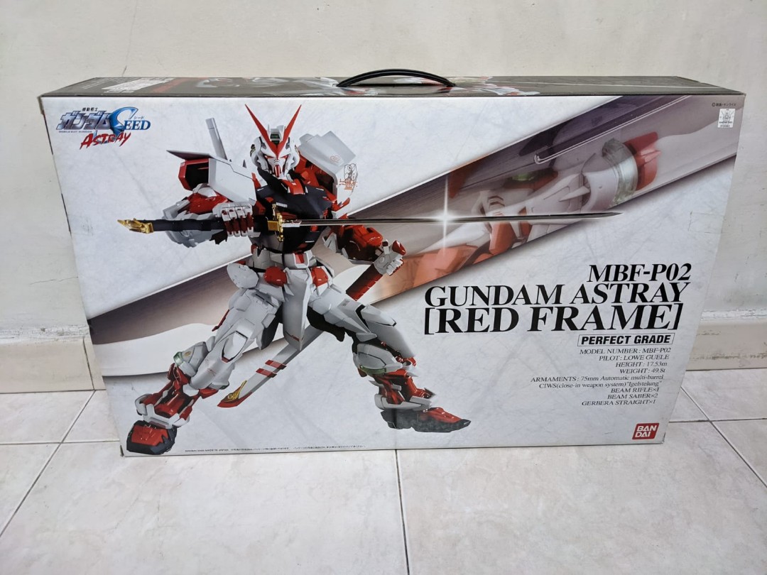 PG Red Frame Astray Bandai, Hobbies & Toys, Toys & Games on Carousell