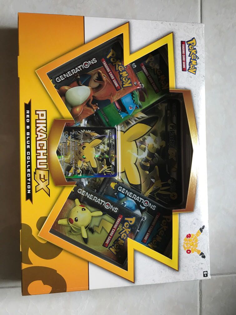 Pokemon pikachu ex red and blue collection, Hobbies & Toys, Toys ...