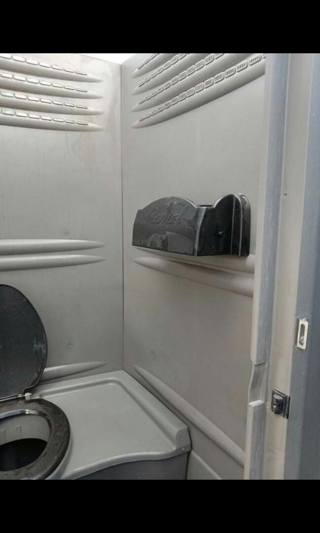 Portable toilet and Portalet with shower, Furniture & Home Living ...