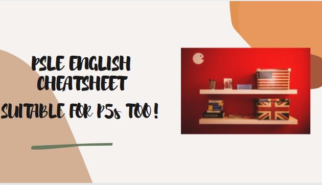 PSLE English Cheat sheet, Everything Else on Carousell