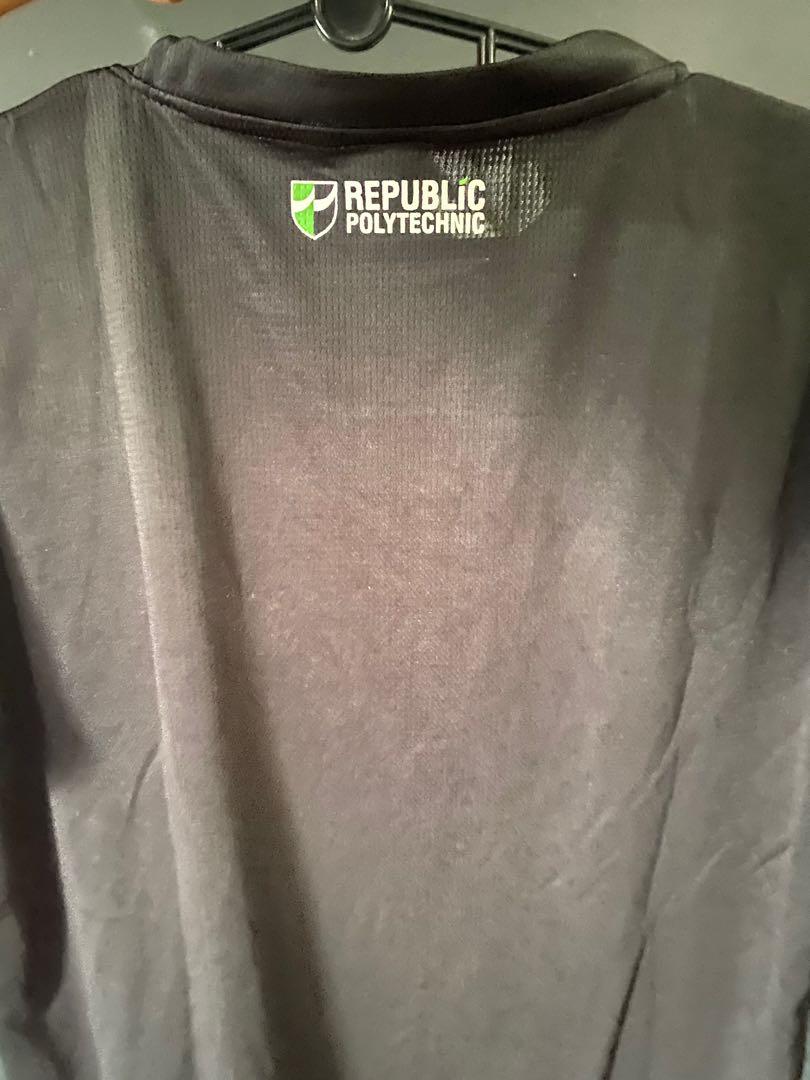 Republic Poly Black Shirt, Men's Fashion, Tops & Sets, Tshirts & Polo ...