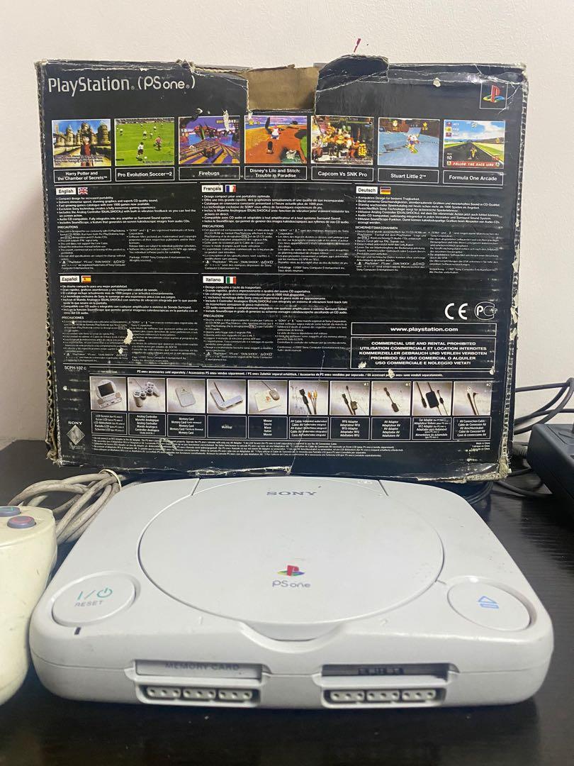 Retro PSOne / Playstation 1 (Complete with Box, Controller, Wires ...