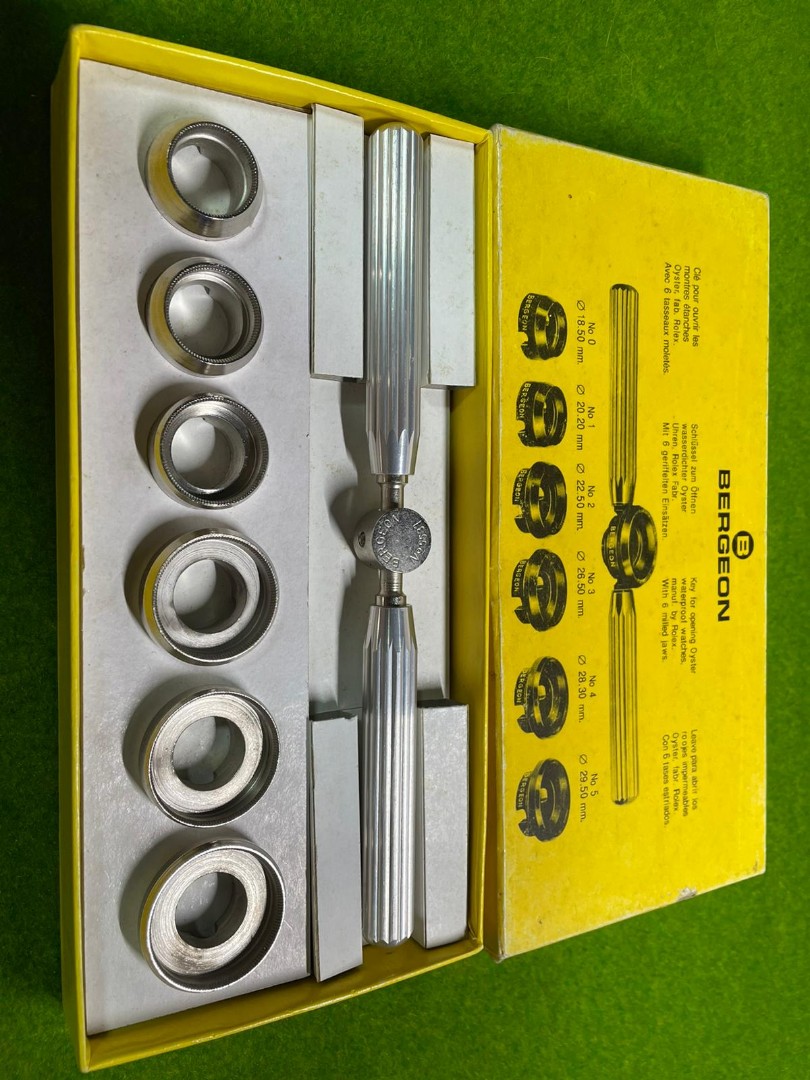 Rolex tudor case back opener burgeon 5537, Luxury, Watches on Carousell