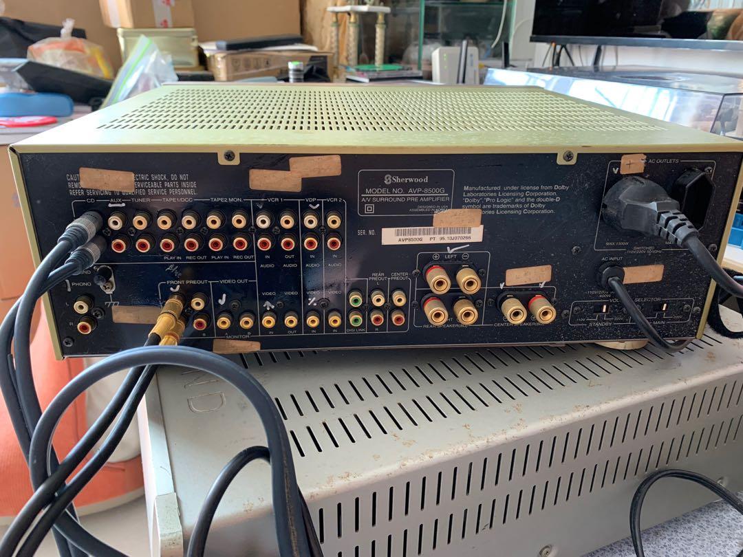 Sherwood AVP-8500G獅龍旗艦式前置放大器前級, 音響器材, 可攜式音響設備 - Carousell