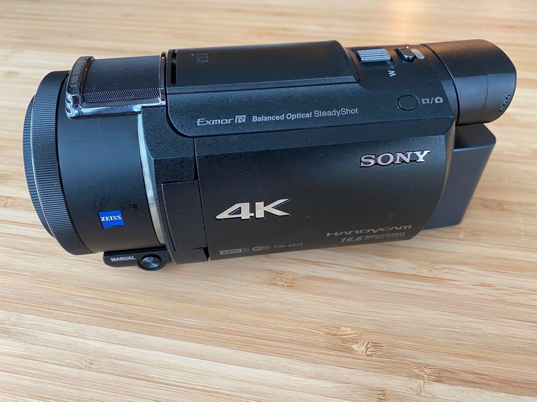 Sony FDR-AX53 4K Handycam, Photography, Video Cameras on Carousell