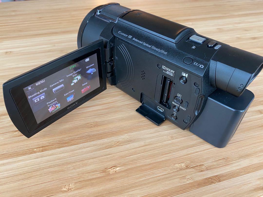 Sony FDR-AX53 4K Handycam, Photography, Video Cameras on Carousell