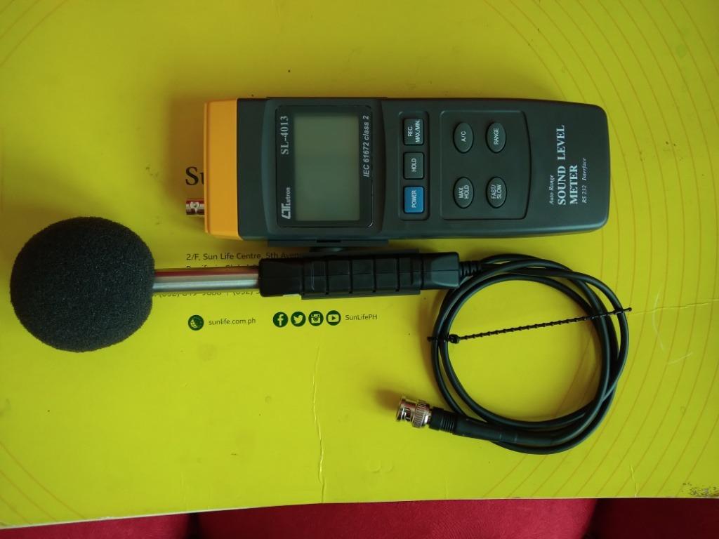 Sound Level Meter, Decibel Meter with Sound Probe, Noise Meter with ...