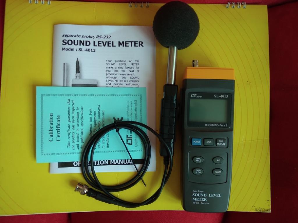 Sound Level Meter, Decibel Meter with Sound Probe, Noise Meter with ...