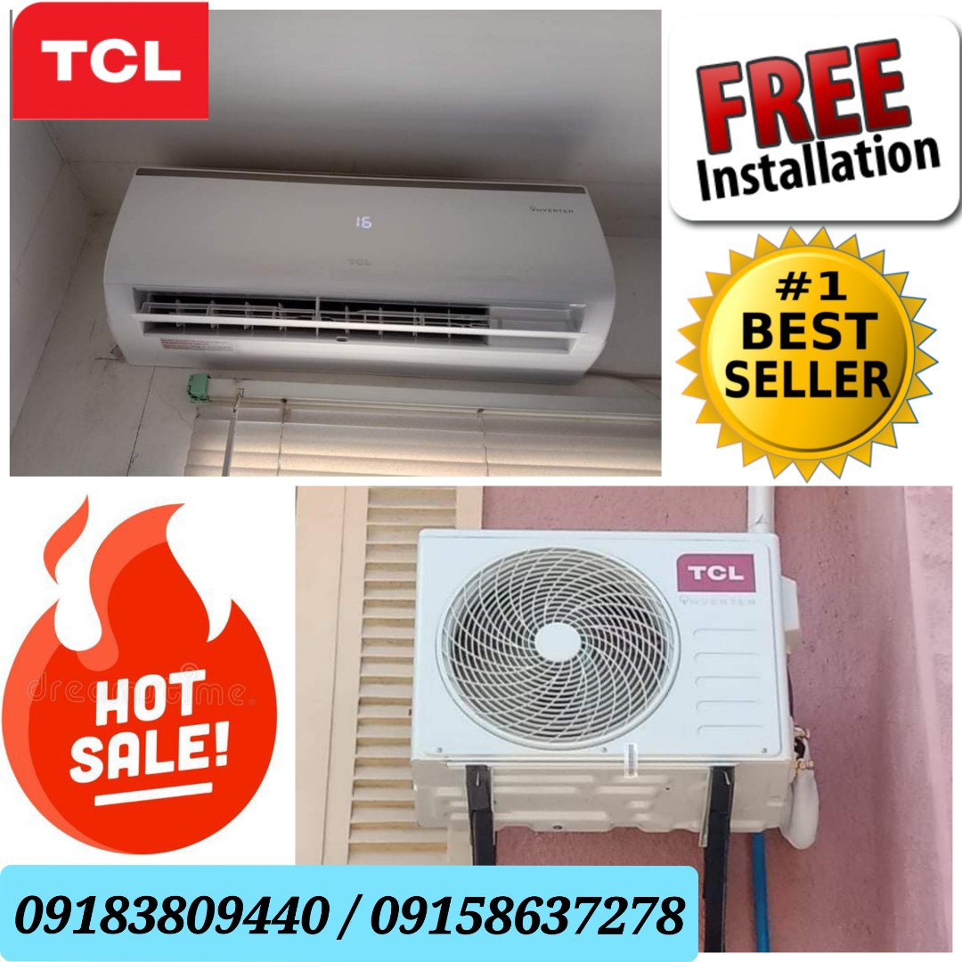 TCL SPLIT TYPE INVERTER AIRCON (TITAN GOLD), TV & Home Appliances, Air ...