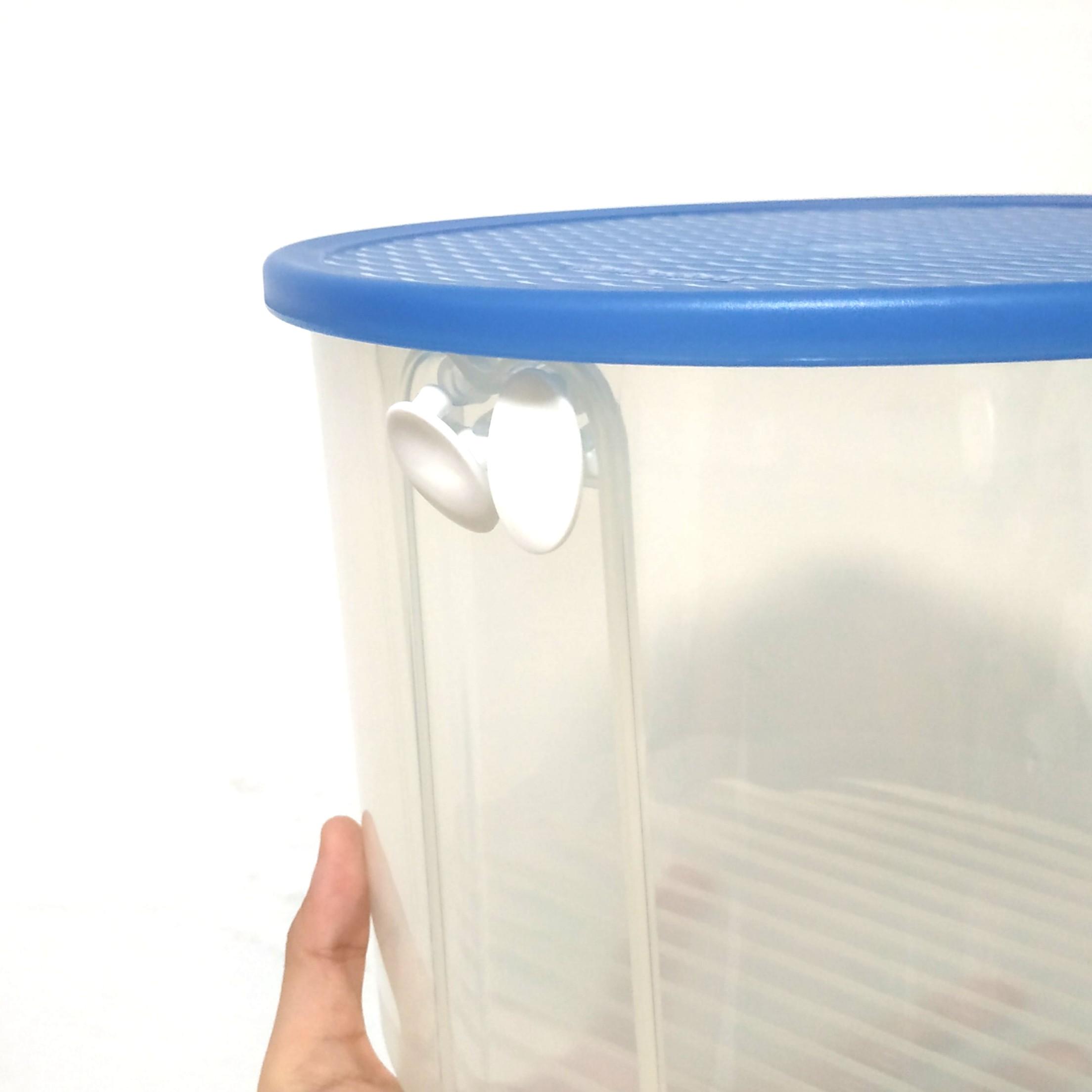 Tupperware 4.7L Round Fridge Smart with Lock Vent Large Veggie ...