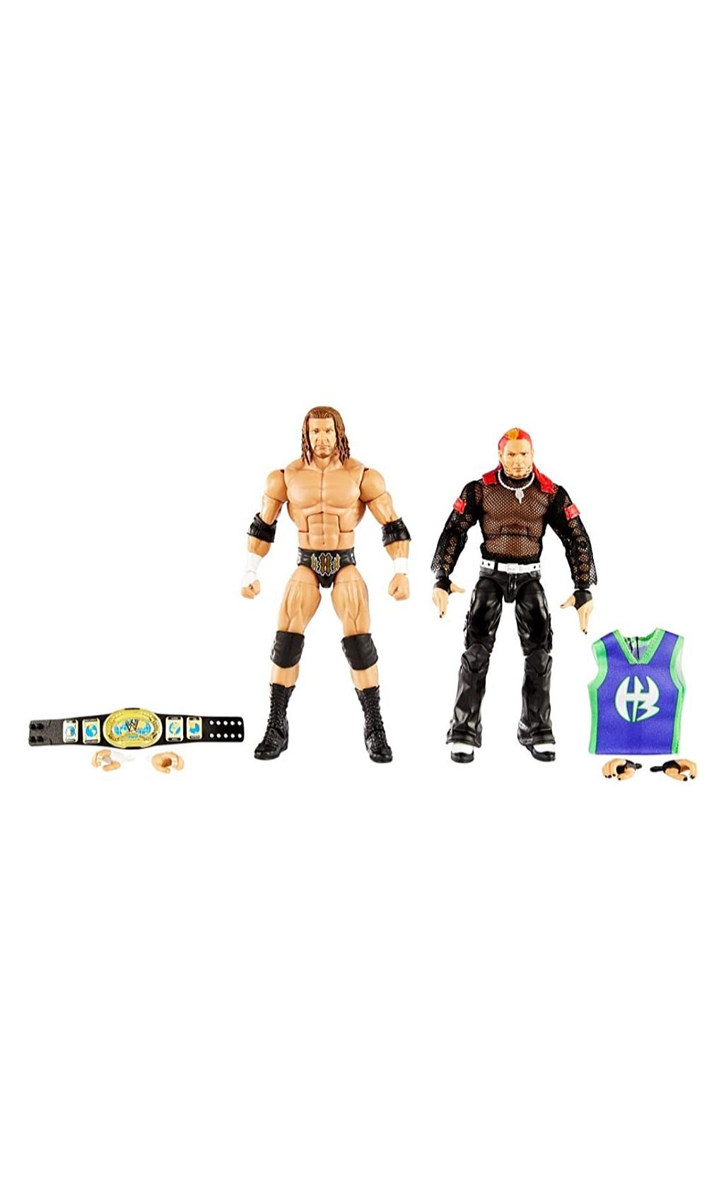 (RESERVED) WWE Mattel Elite 2-Pack Triple H & Jeff Hardy, Hobbies ...