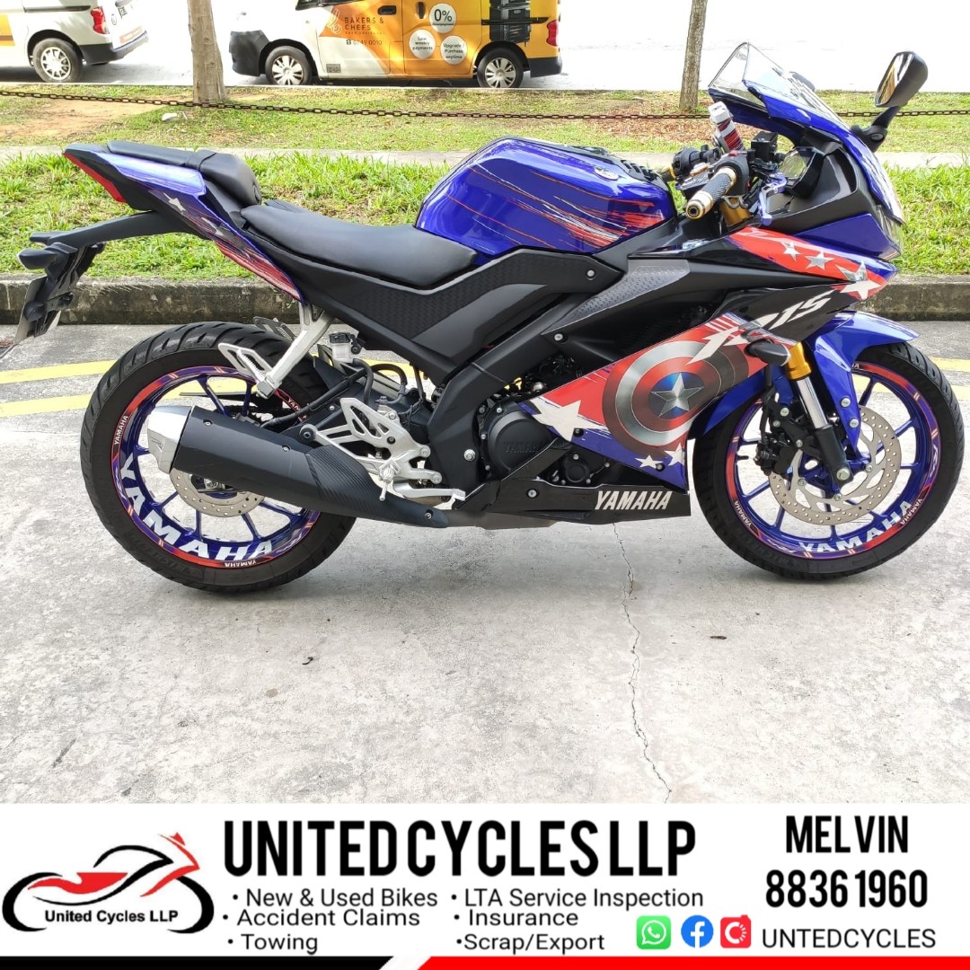 YAMAHA R15 V3, Motorcycles, Motorcycles for Sale, Class 2B on Carousell