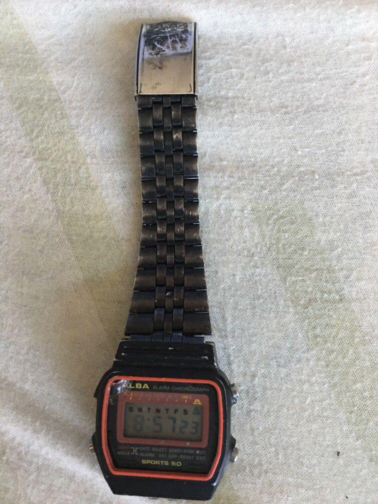 1980 s Alba digital watch, Mobile Phones & Gadgets, Wearables & Smart ...