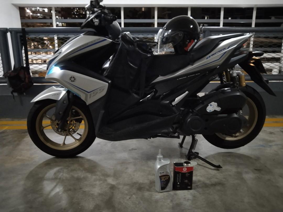 Aerox 155 Essenza 10W40 Fully Syn EO Change + GO, Motorcycles ...