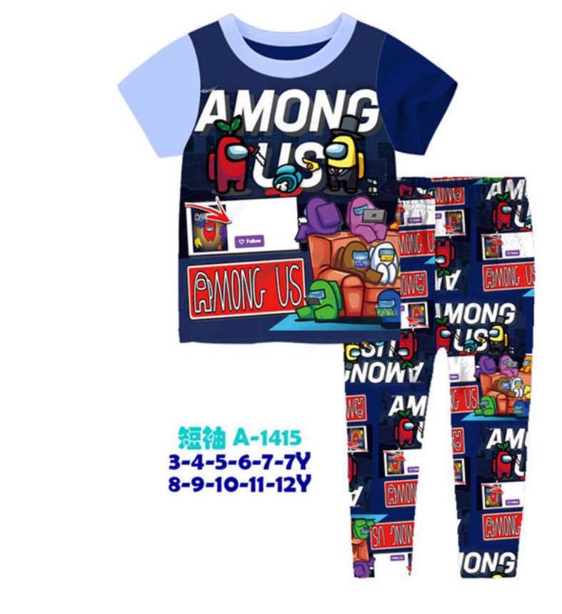AMONG US PAJAMAS, Babies & Kids, Babies & Kids Fashion on Carousell