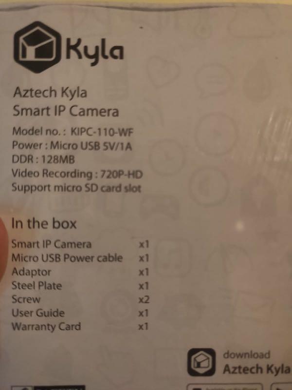 Aztech Smart IP Camera, Furniture & Home Living, Security & Locks ...