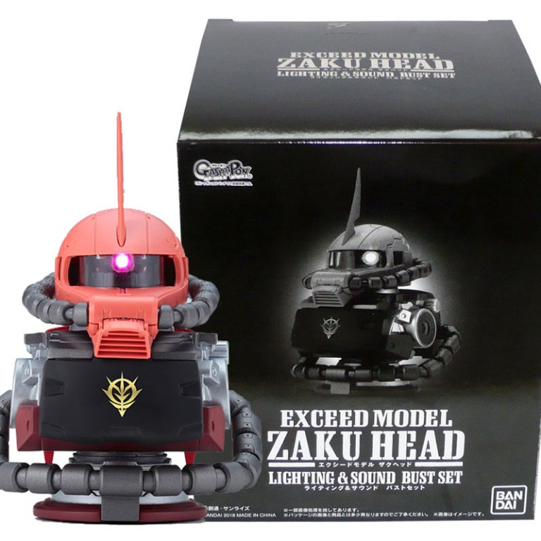 BANDAI 高達 盒蛋 [#魂限 頭像 馬沙專用渣古II] Bandai Limited EXCEED MODEL ZAKU HEAD ...