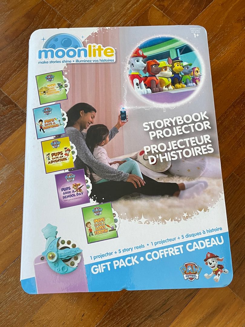 BNIB Moonlite Paw Patrol Gift Pack - Projector & Reels, Hobbies & Toys, Toys & Games on Carousell