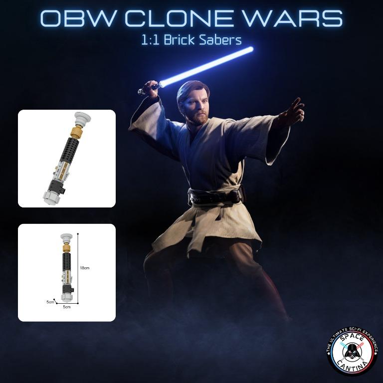 Buildable Lightsabers: OBW Clone Wars, Hobbies & Toys, Toys & Games on ...