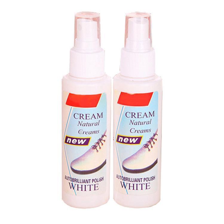Cairan Pembersih Ajaib Sepatu Warna Putih Plac Cream Model Spray ...