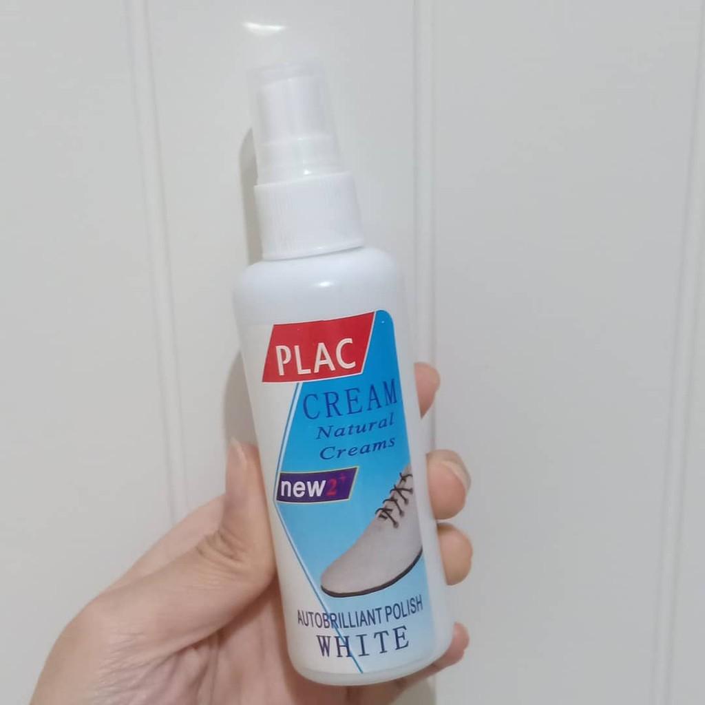Cairan Pembersih Ajaib Sepatu Warna Putih Plac Cream Model Spray ...