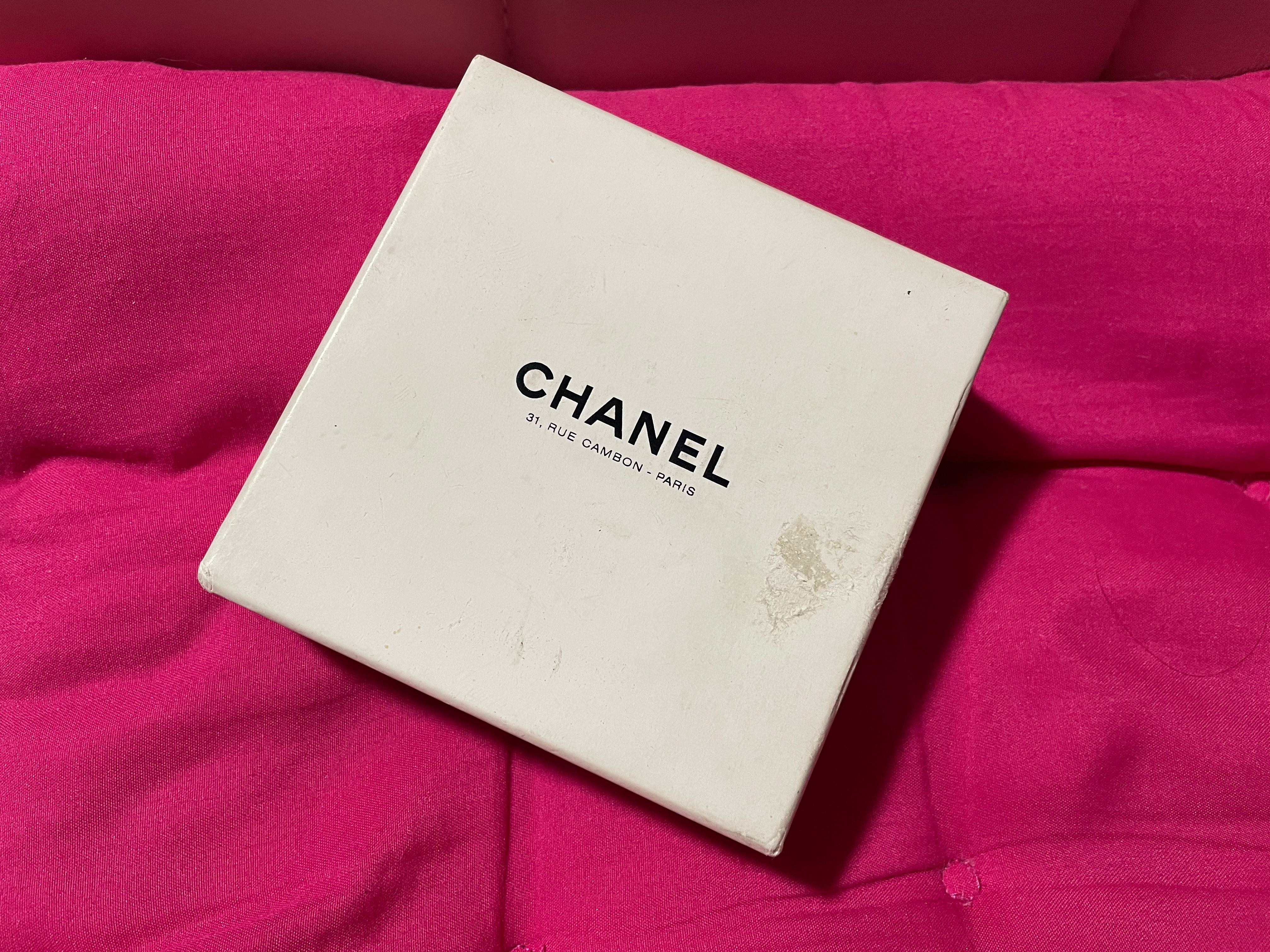 Chanel white box, Luxury, Accessories on Carousell