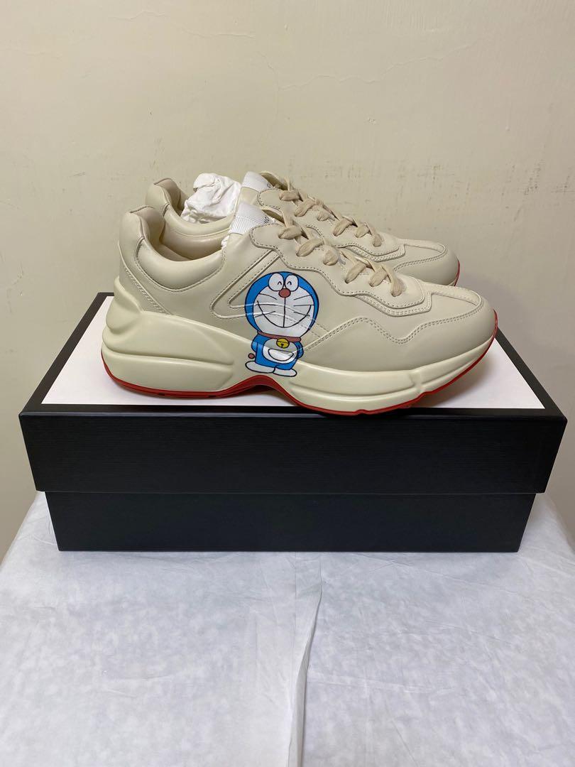 Doraemon x Gucci Rhyton, 男裝, 鞋, 波鞋 - Carousell