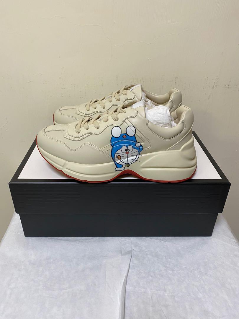 Doraemon x Gucci Rhyton, 男裝, 鞋, 波鞋 - Carousell