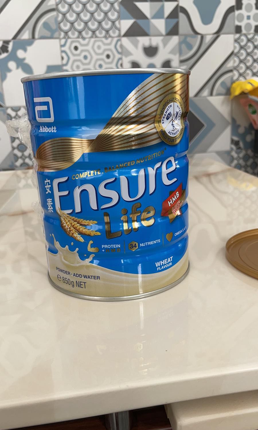 Ensure Life (Wheat flavor, 850g), Health & Nutrition, Health ...