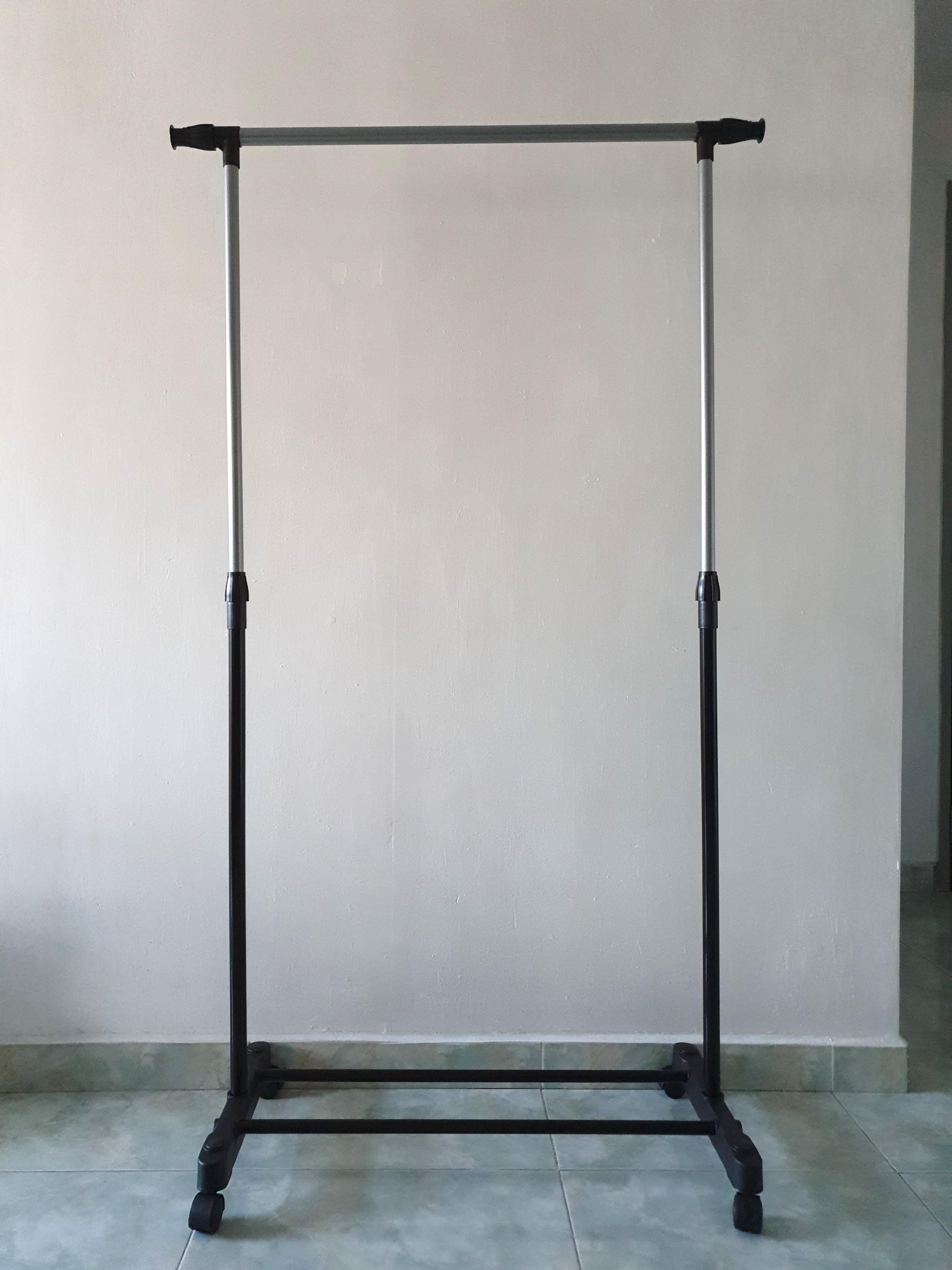 Brand New Expandable Single Garment Rack, Furniture & Home Living, Home ...
