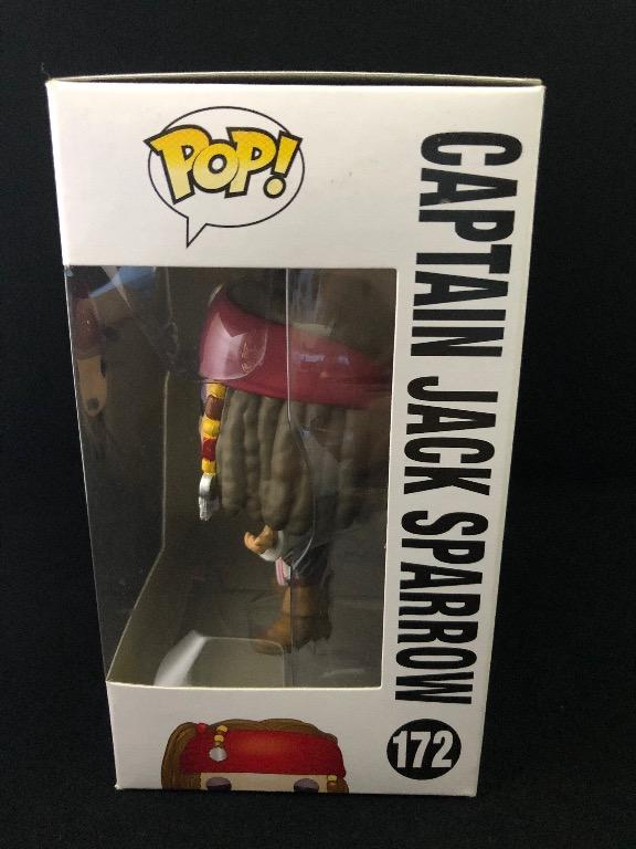 FUNKO POP: Captain Jack Sparrow 172 Pirates of the Caribbean, Hobbies ...