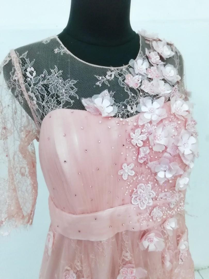 Gaun mama / maternity gown, Fesyen Wanita, Pakaian Wanita, Gaun & Rok ...