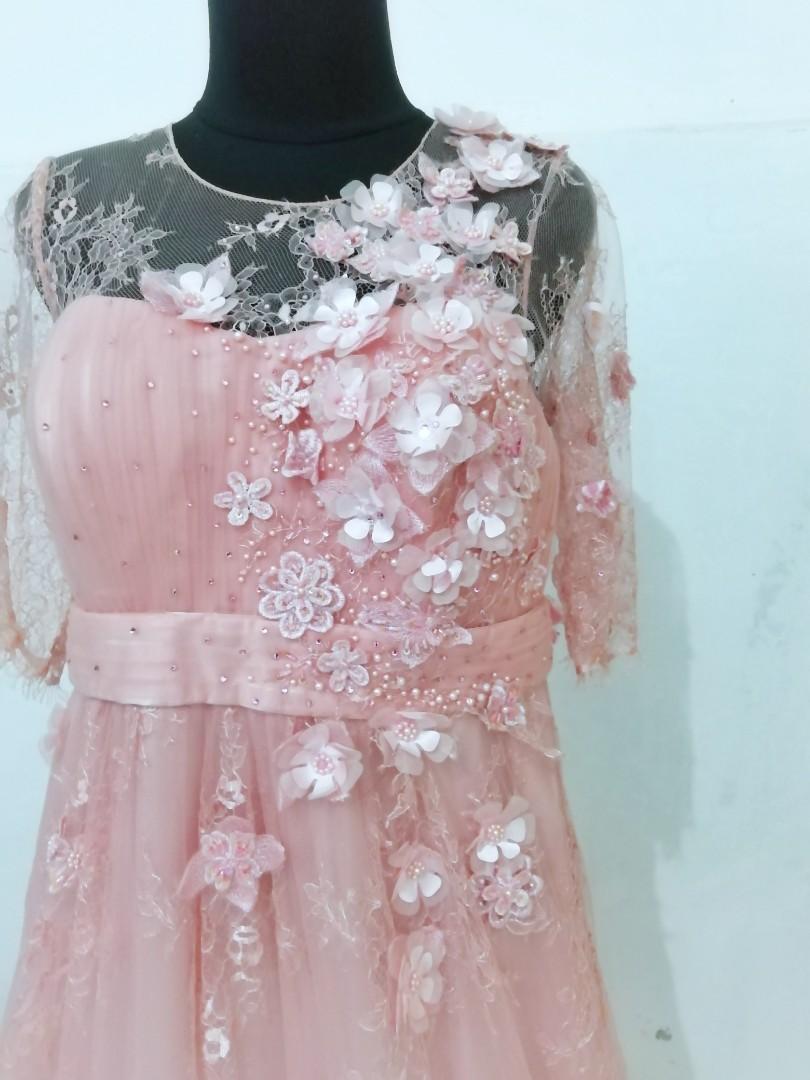 Gaun mama / maternity gown, Fesyen Wanita, Pakaian Wanita, Gaun & Rok ...