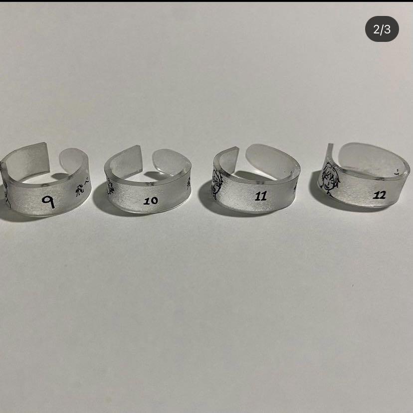 Haikyuu Rings, Hobbies & Toys, Memorabilia & Collectibles, Fan ...