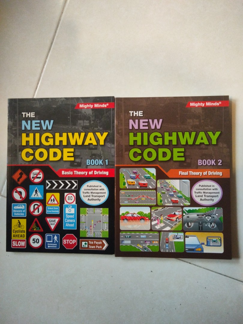 HIGHWAY CODE BOOK 1 & 2, Hobbies & Toys, Books & Magazines, Assessment ...