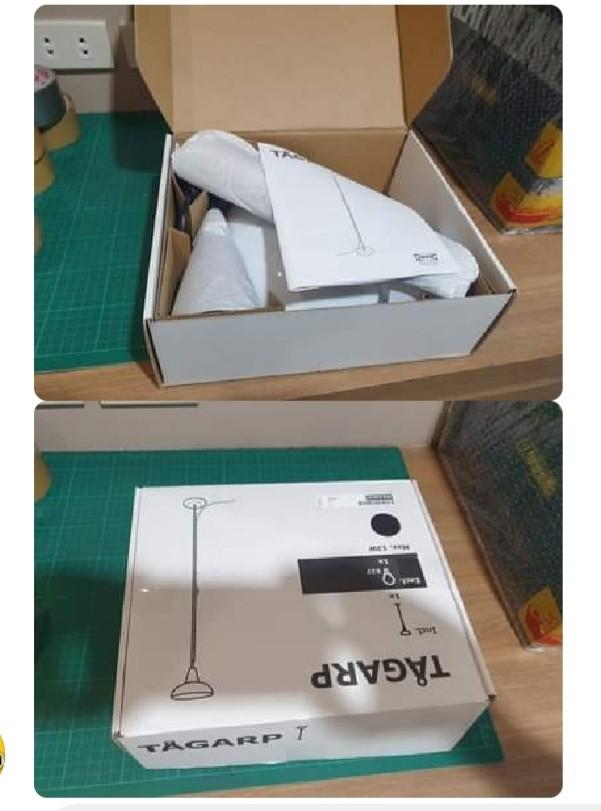 Ikea Tagarp Floor Lamp, Furniture & Home Living, Lighting & Fans ...